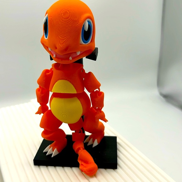 Toys | 3d Printed Articulated Pokmon Charmander Fidget Toy Fun ...